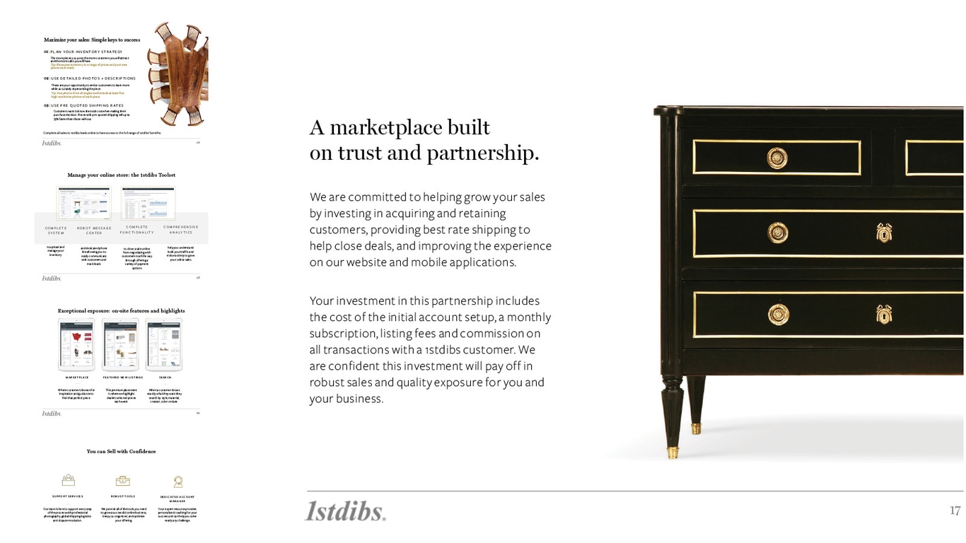 Presentations Portfolio: 1st Dibs